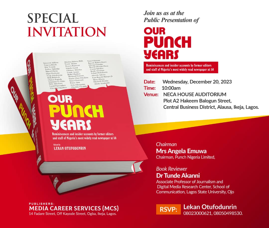 Punch Veterans Unveil Book In Paper’s 50th Anniversary - TheNewsGiant