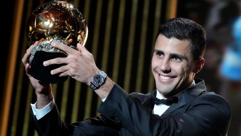 Man City’s Rodri Beats Vinicius To Win Ballon D'Or - TheNewsGiant