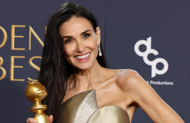 US Actress Demi Moore ‘Shocked’ At First Award In 50-Year Hollywood ...