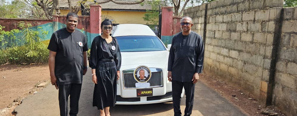 Peter Obi Joins Family To Receive Body Of Late Electoral Boss Humphrey ...